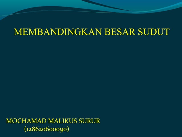 Ppt sudut | PPT