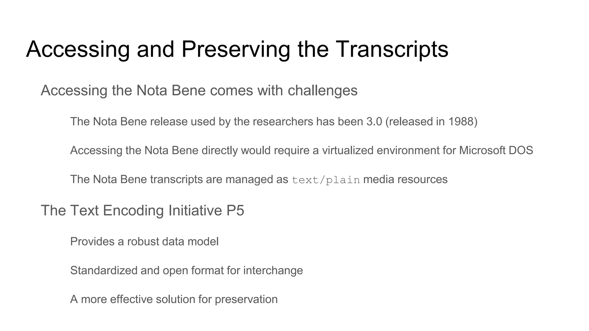 Encoding and Designing for the Swift Poems Project | PPT