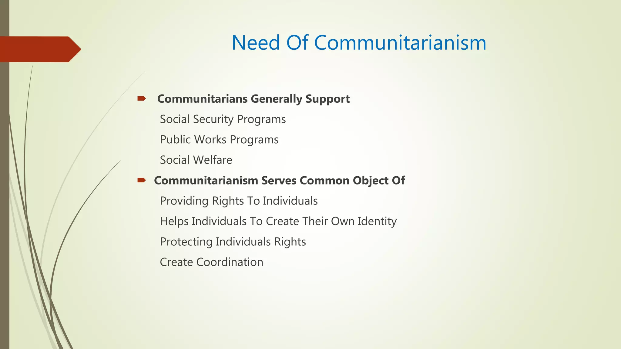 communitarian society | PPTX