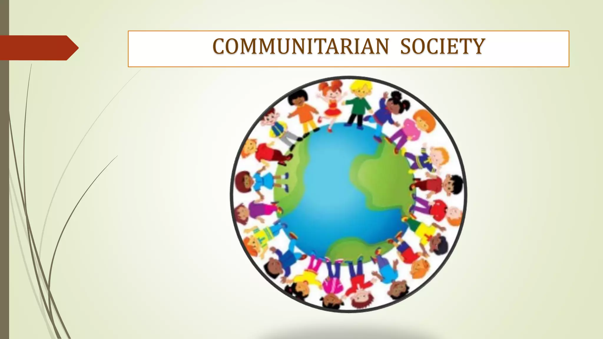 communitarian society | PPTX