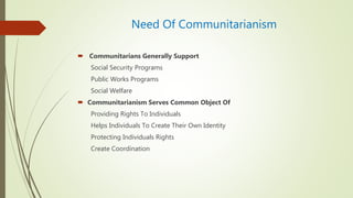 communitarian society | PPTX