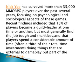 Mmorpg | PPTX