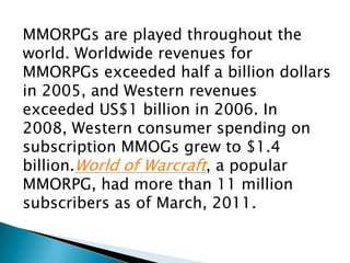 Mmorpg | PPTX