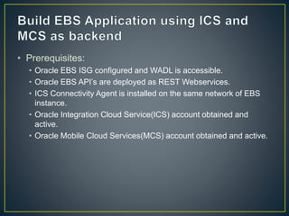 MMostafa Develop Mobile Application For Oracle EBS | PPTX | Cloud ...