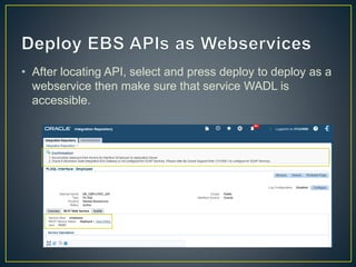 MMostafa Develop Mobile Application For Oracle EBS | PPTX | Cloud ...