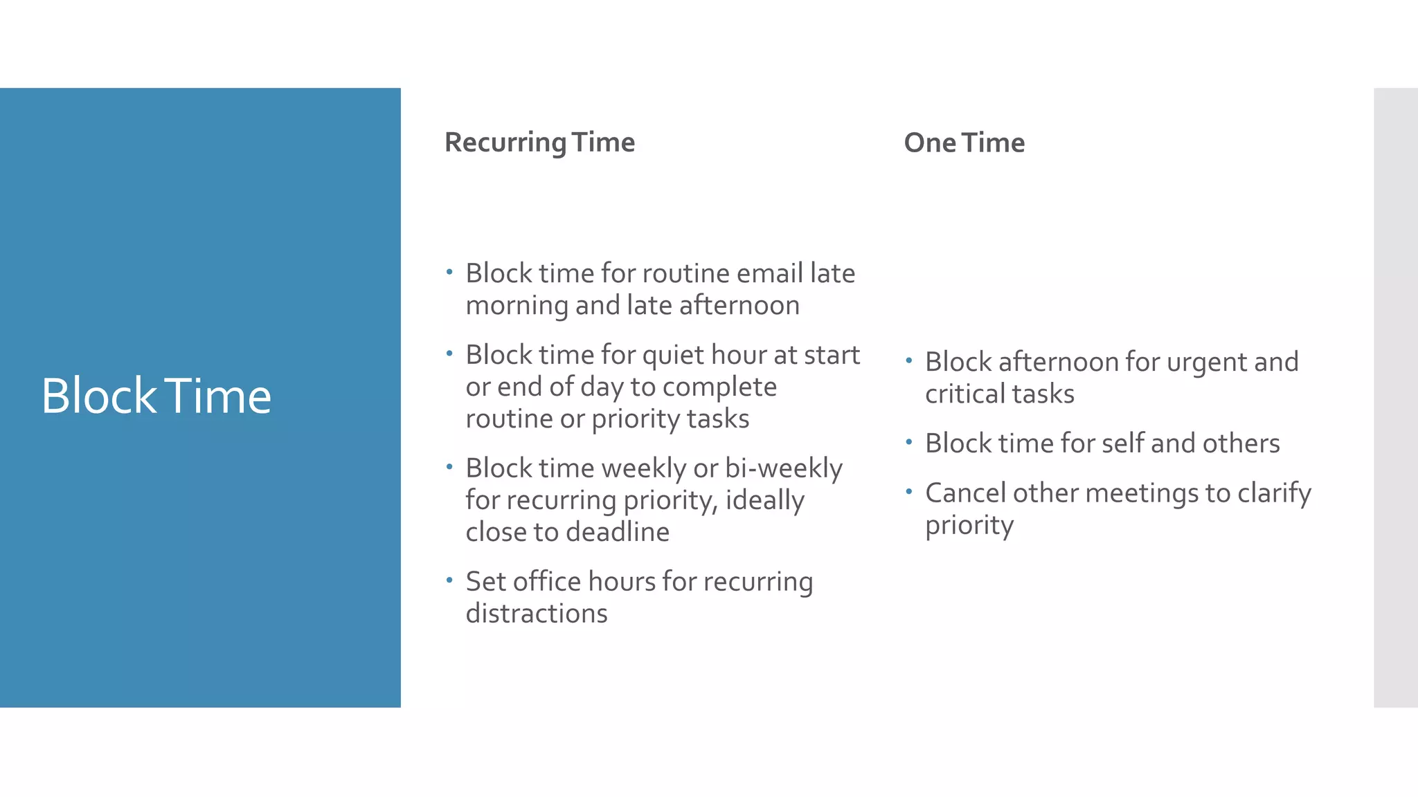 Managing Multiple Priorities | PPTX
