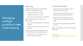 Managing Multiple Priorities | PPTX