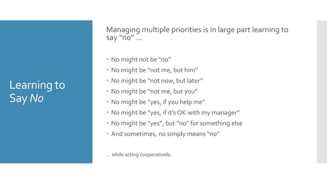Managing Multiple Priorities | PPTX