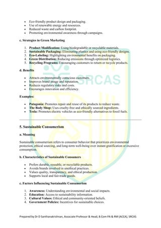 Modern Marketing Practices Full Unit Notes | PDF