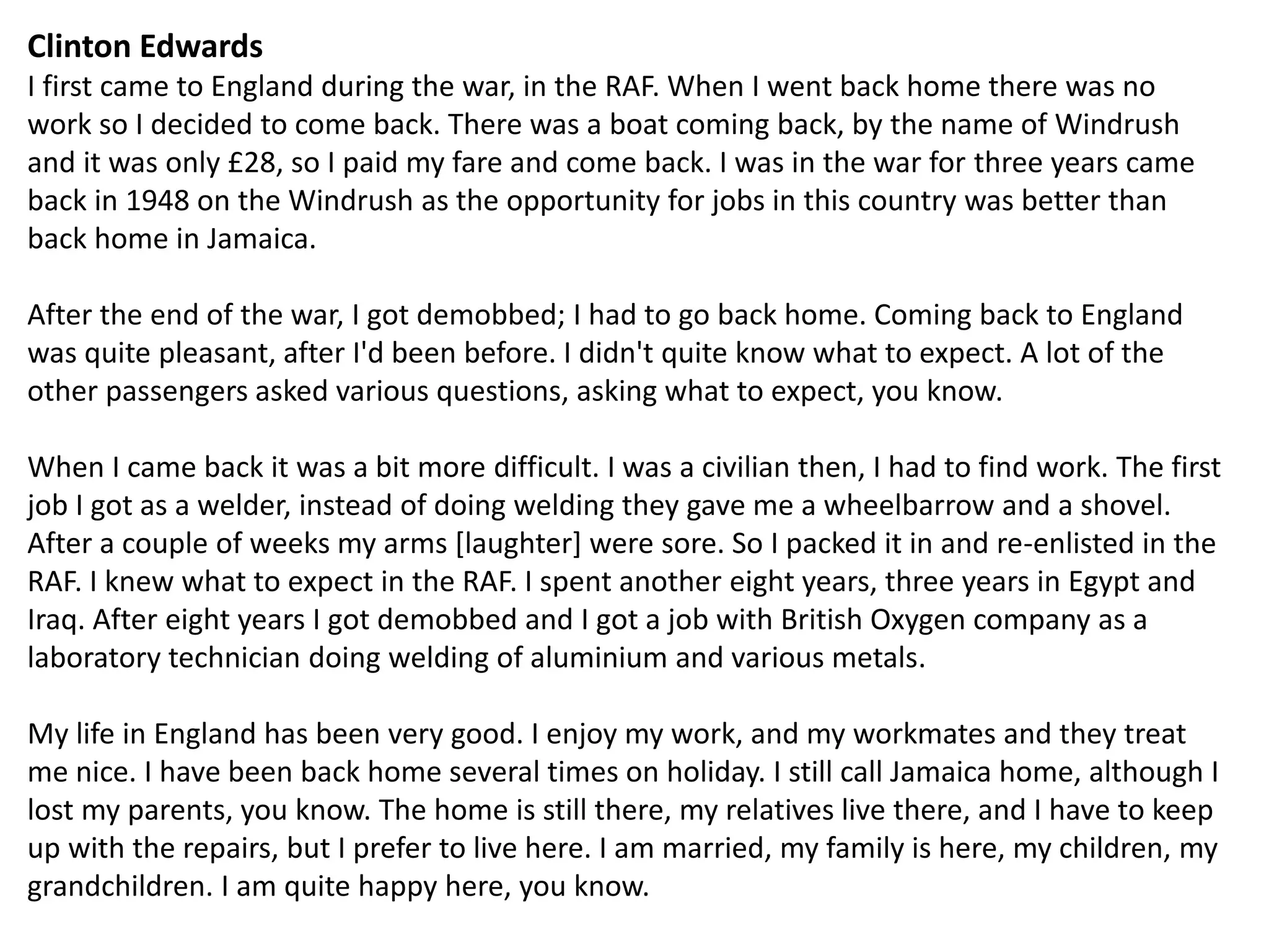 windrush generation | PPTX