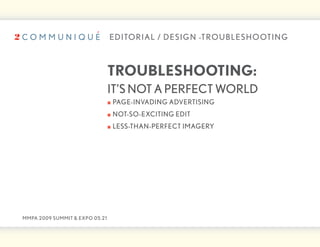 Magazine Design Troubleshooting | PPT