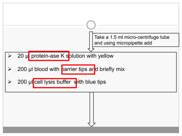 DNA Extraction and Quantity-Quality Check | PPTX