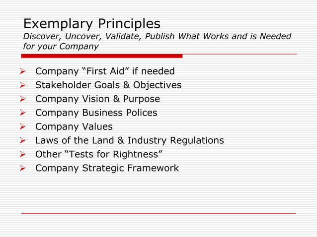 Robert McKinley's Master Map Principles | PPT