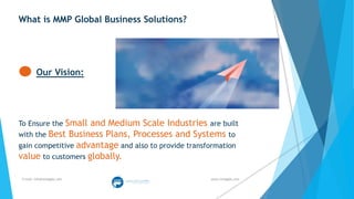 MMP GBS_ | PPTX | Small and Medium-sized Business | Business