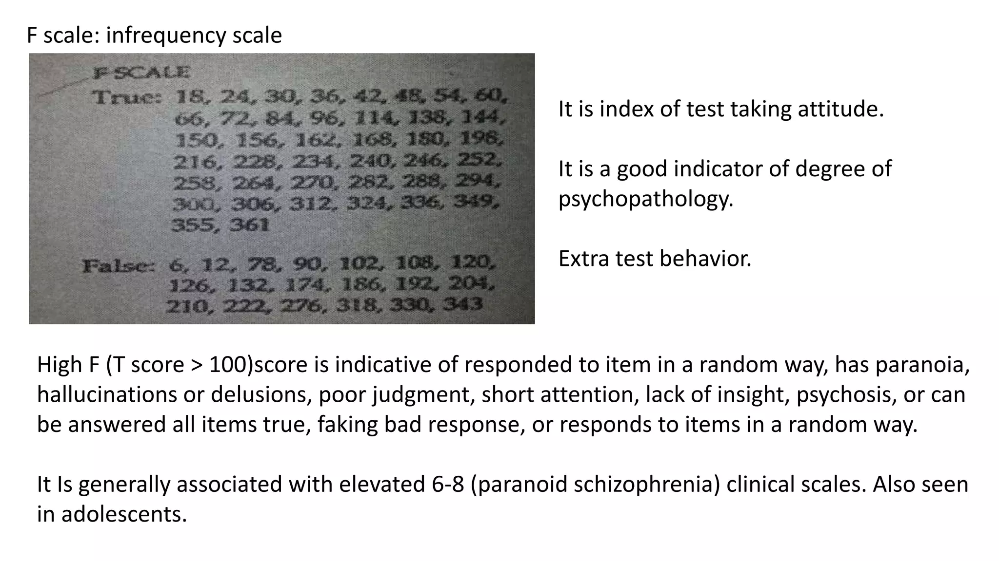 MMPI (minnesota multiphasic personality inventory) | PPTX