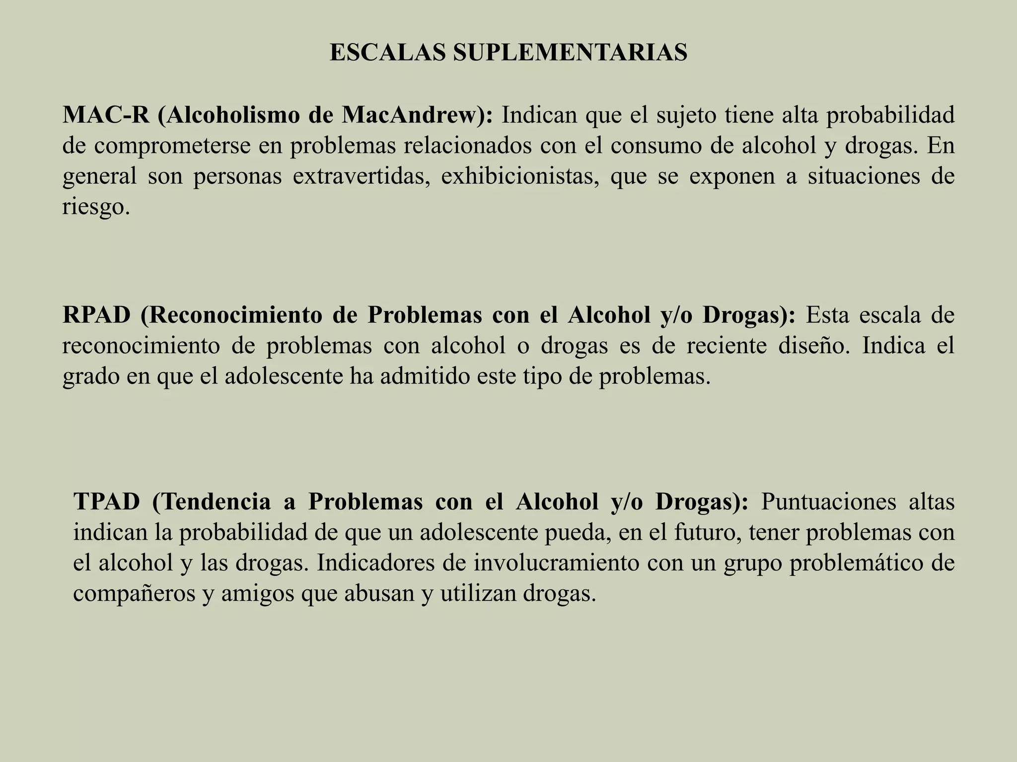 Mmpi a (inventario multifásico de personalidad minnesota para ...