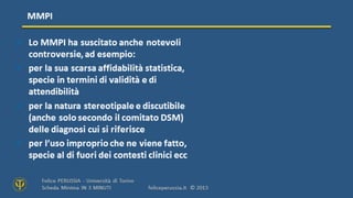 MMPI Minnesota Multiphasic Personality Inventory | PDF