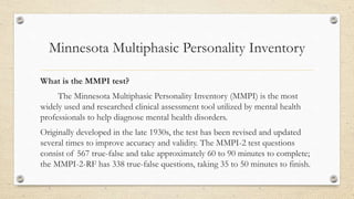 minnesota multi phasic disorder with a disorder ppt.pptx
