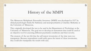 minnesota multi phasic disorder with a disorder ppt.pptx