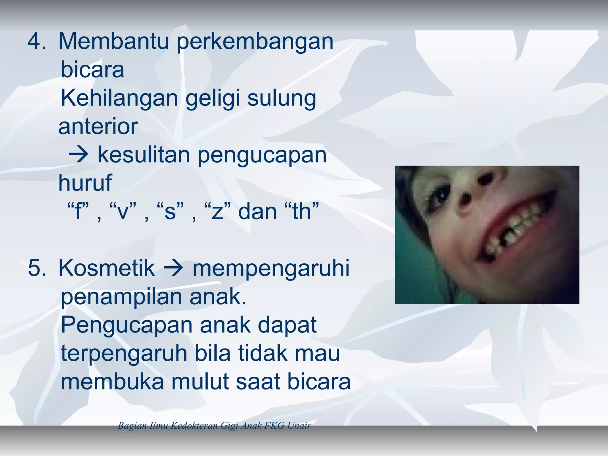 Mmp morfologi gigi sulung | PPT