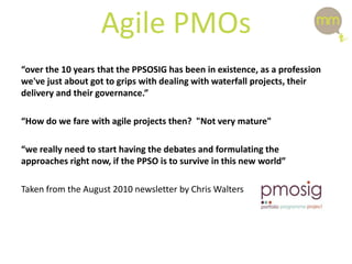 The Agile PMO | PPTX