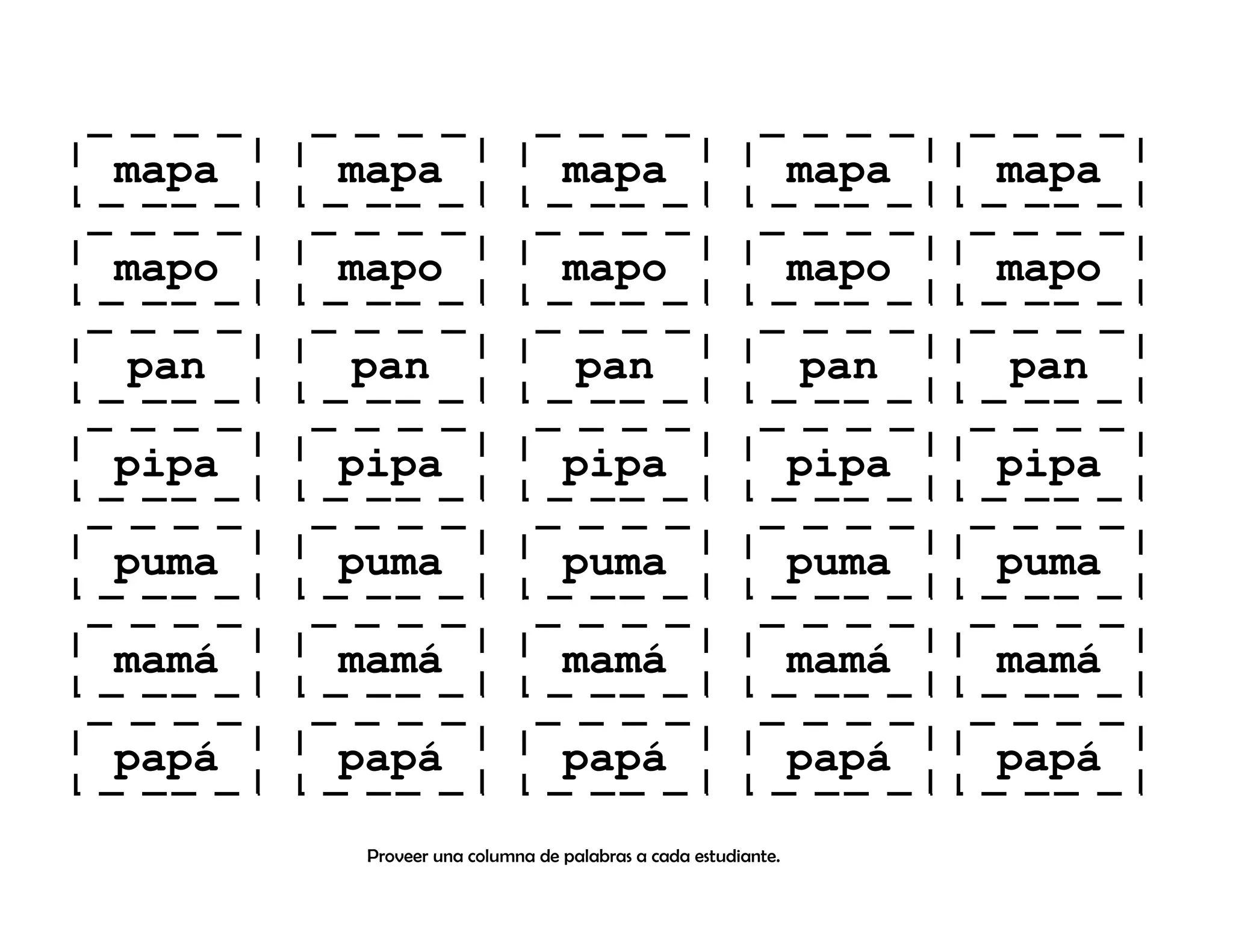 Fonema Mm Pp recortable | PPT
