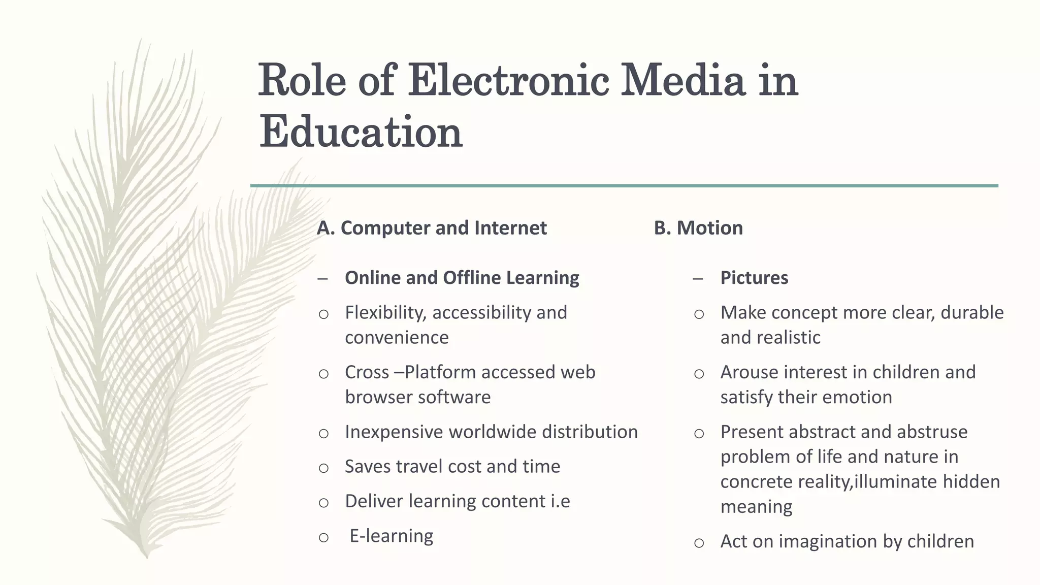 Role of mass media in education ppt | PPTX
