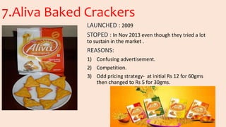 Failed and discontinued products in India | PPTX