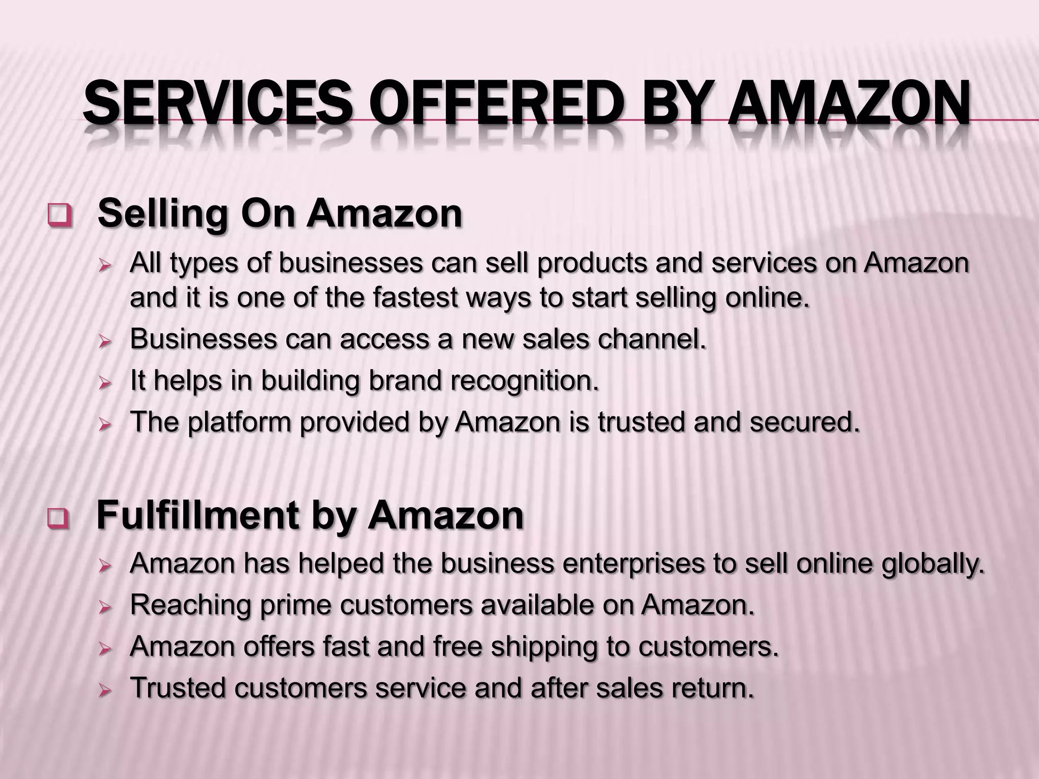 Channel of Distribution of amazon | PPTX