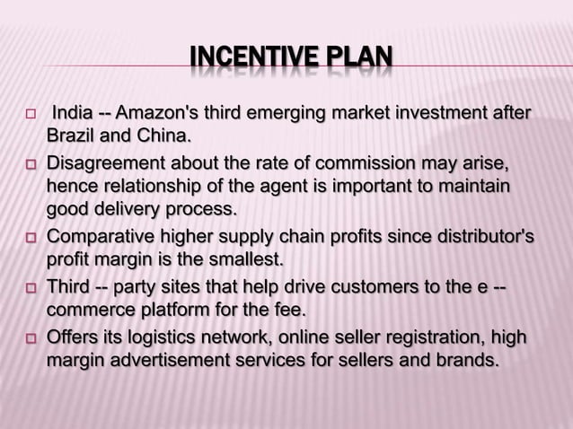 Channel of Distribution of amazon | PPTX