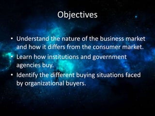 Analysing Business Markets | PPTX