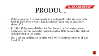 MM presentation Colgate | PPTX