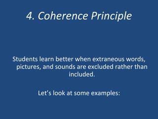 7 Multimedia Principles | PPT
