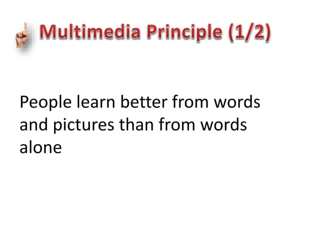 4 Multimedia Principles | PPTX