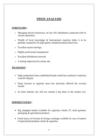 ITC - Marketing Management | DOCX