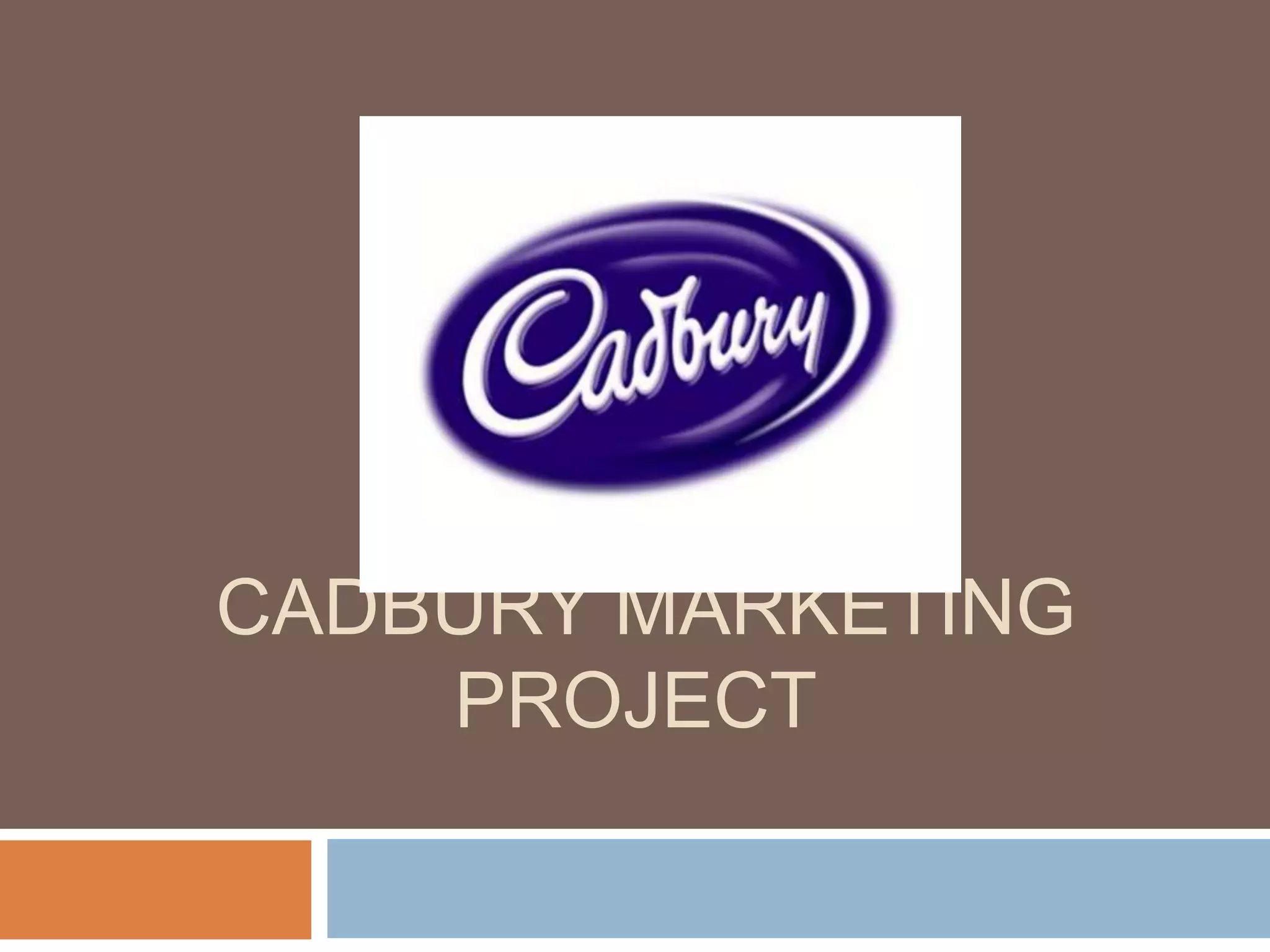 Cadbury marketing project | PPTX