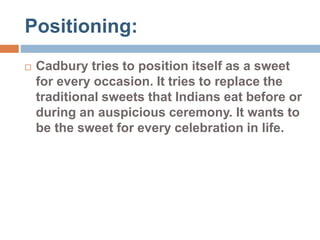 Cadbury marketing project | PPTX