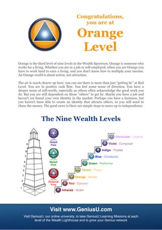 Millionaire Master Plan - Sample Spectrum Report | PDF