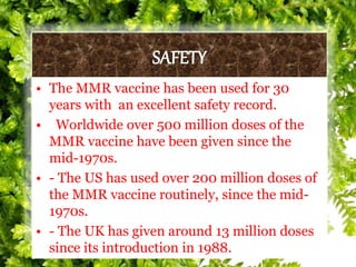 MMR vaccine | PPTX