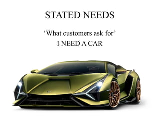 Type of customer's needs | PPTX