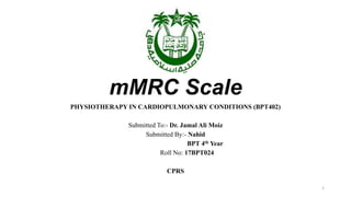 M mrc scale | PPTX