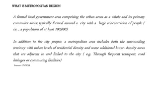 MUMBAI METROPOLITIAN REGION | PPTX