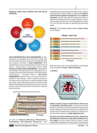 Eliminating 8 Wastes For Improving Supplychain EfficacyMMR July 2022 | PDF