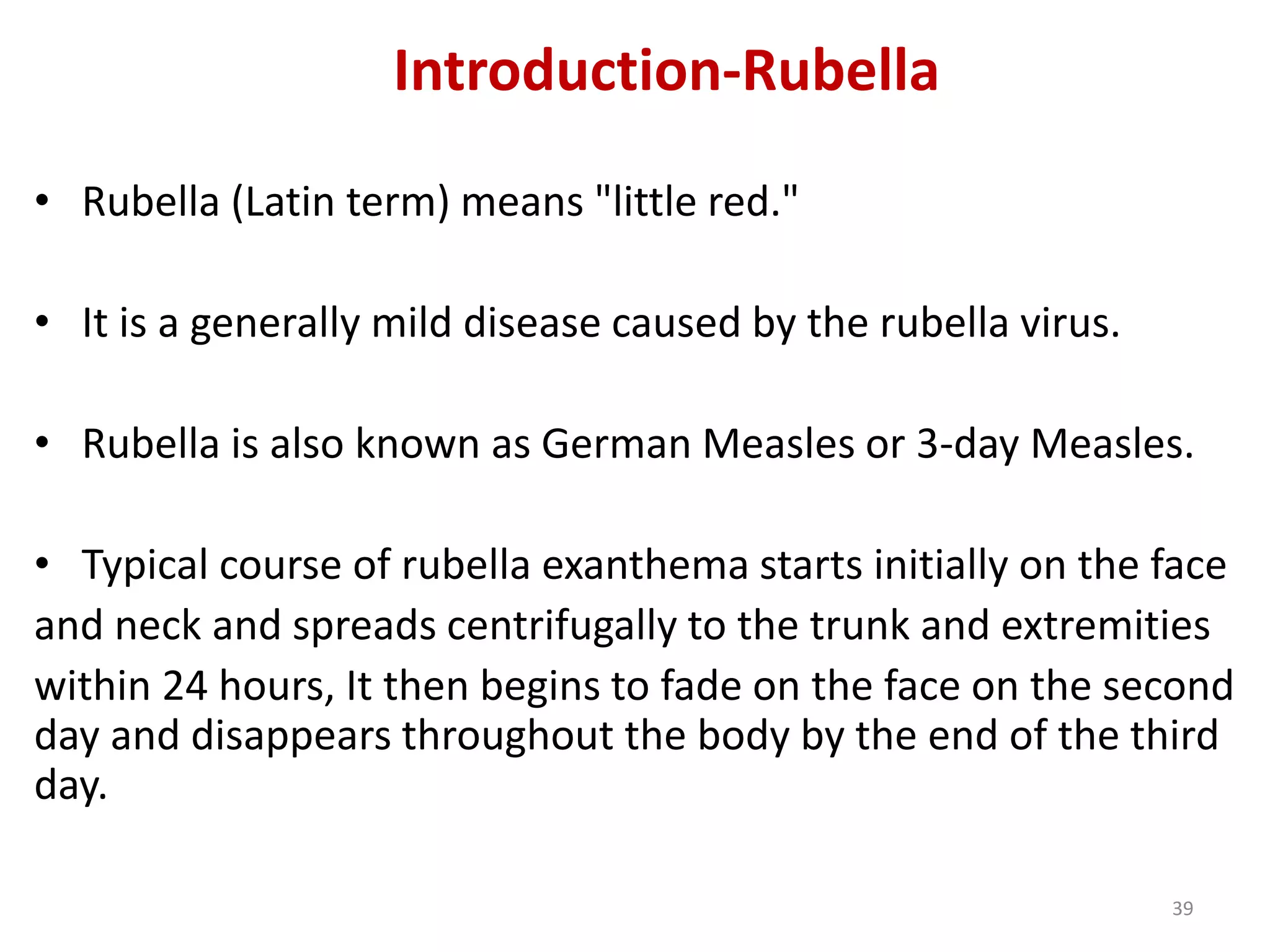 MEASLES, MUMPS & RUBELLA | PPTX