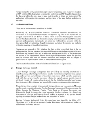 Myanmar_ The Tax Guide to Investing in Myanmar _ Book 2 (ENG) | PDF