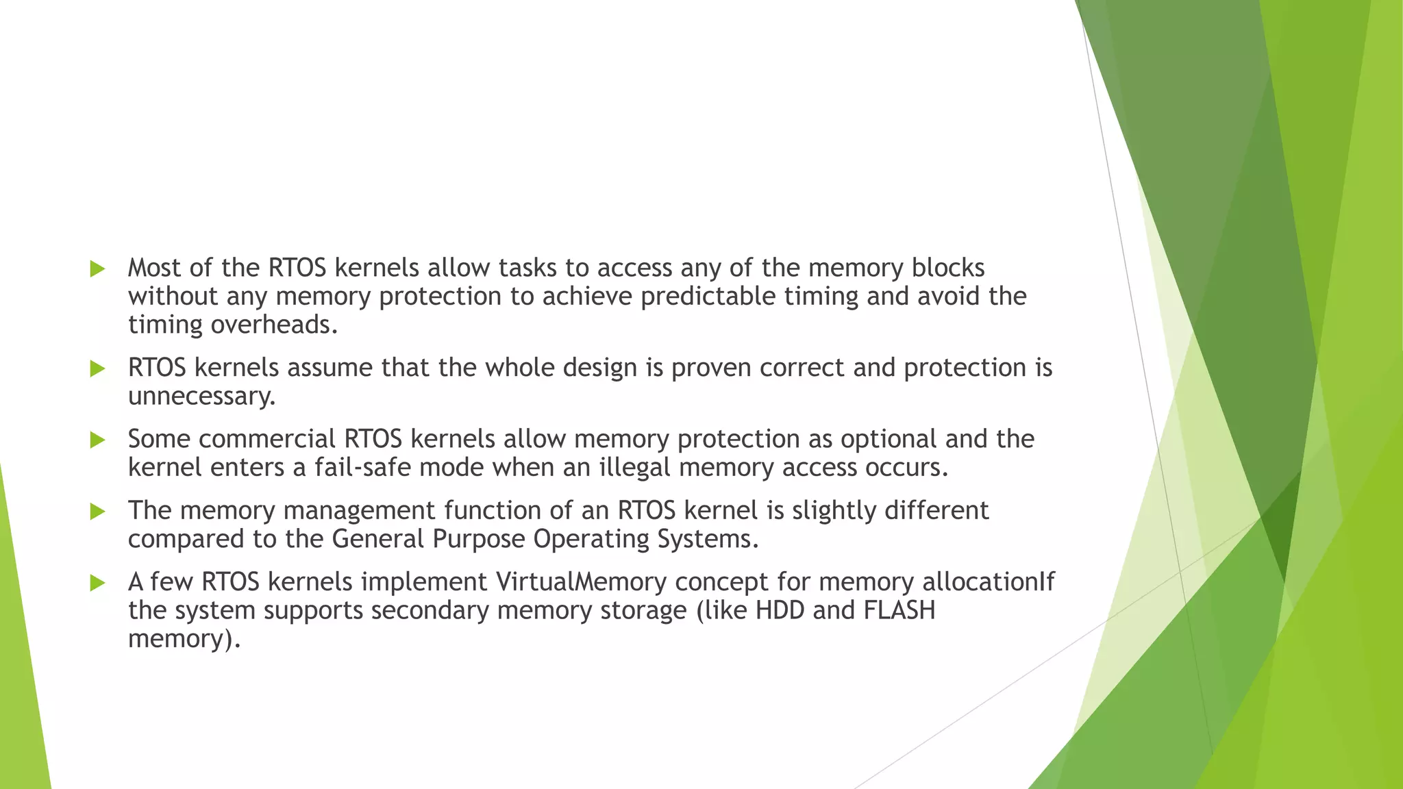 MM RTOS.pptx | Operating Systems | Computer Software and Applications