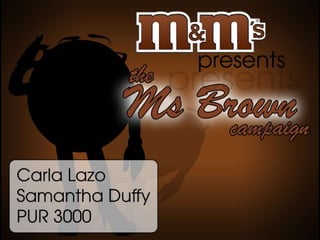 M&M's Ms. Brown Campaign | PPTX