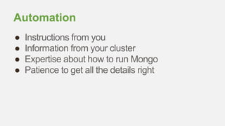 Automate MongoDB with MongoDB Management Service | PPT