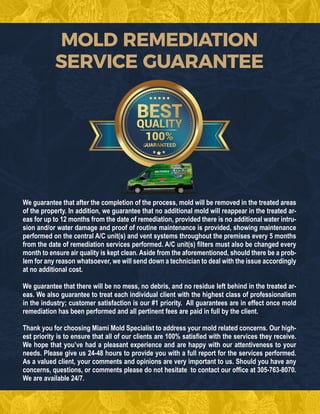 Mold Assessment Miami Beach | PDF
