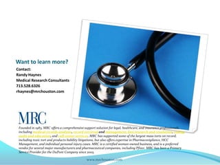 MRC White Paper - MMSEA Section 111 | PPTX